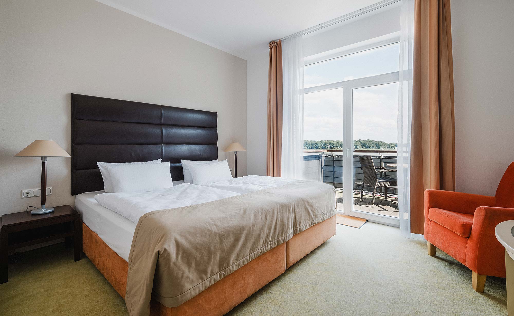 Komfort Seeblick Zimmer | RESORT MARK BRANDENBURG